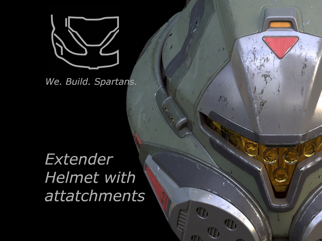 Extender Helmet With Attachments 3d Print File - Etsy