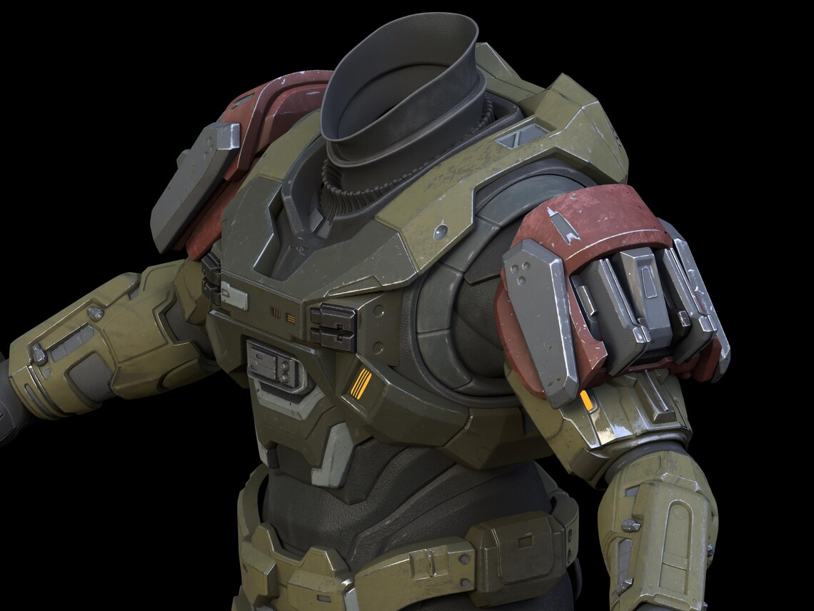 EVA Shoulder Pad 3d Print File - Etsy