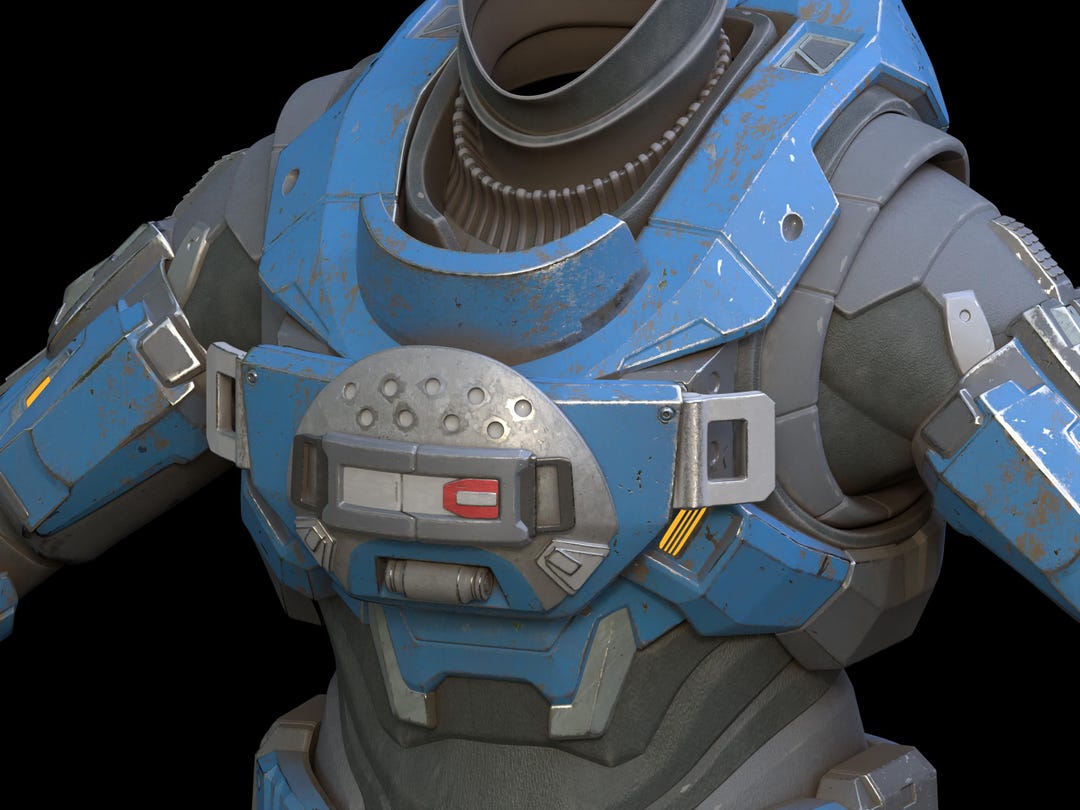 Full Metal Chest Attachment 3d Print File - Etsy