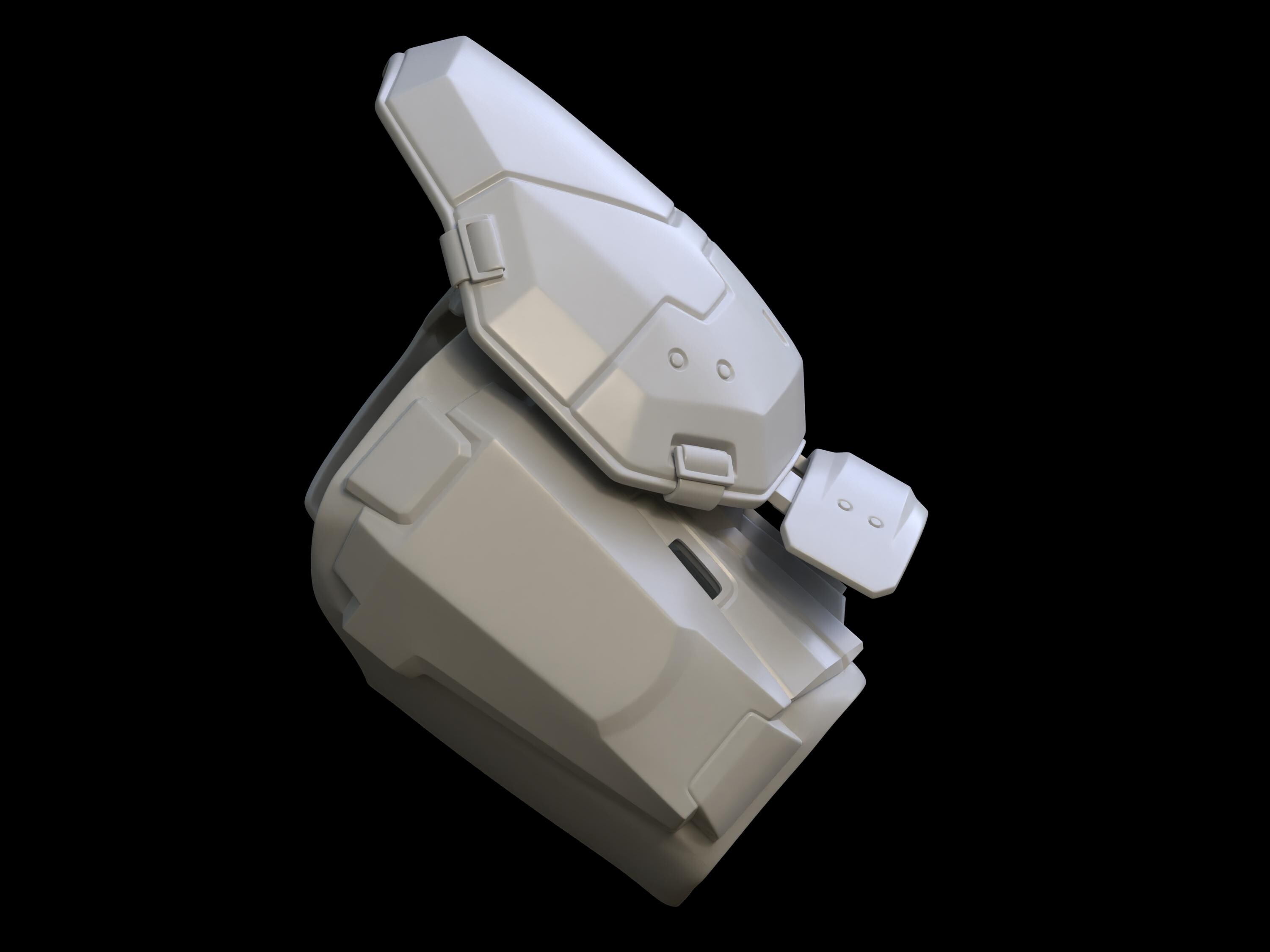 Gungnir Shoulder Pad 3d Print File - Etsy