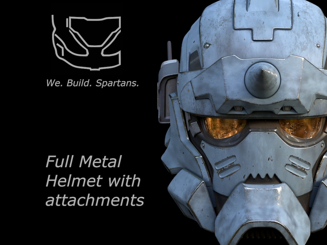 Full Metal Helmet With Attachments 3d Print File - Etsy
