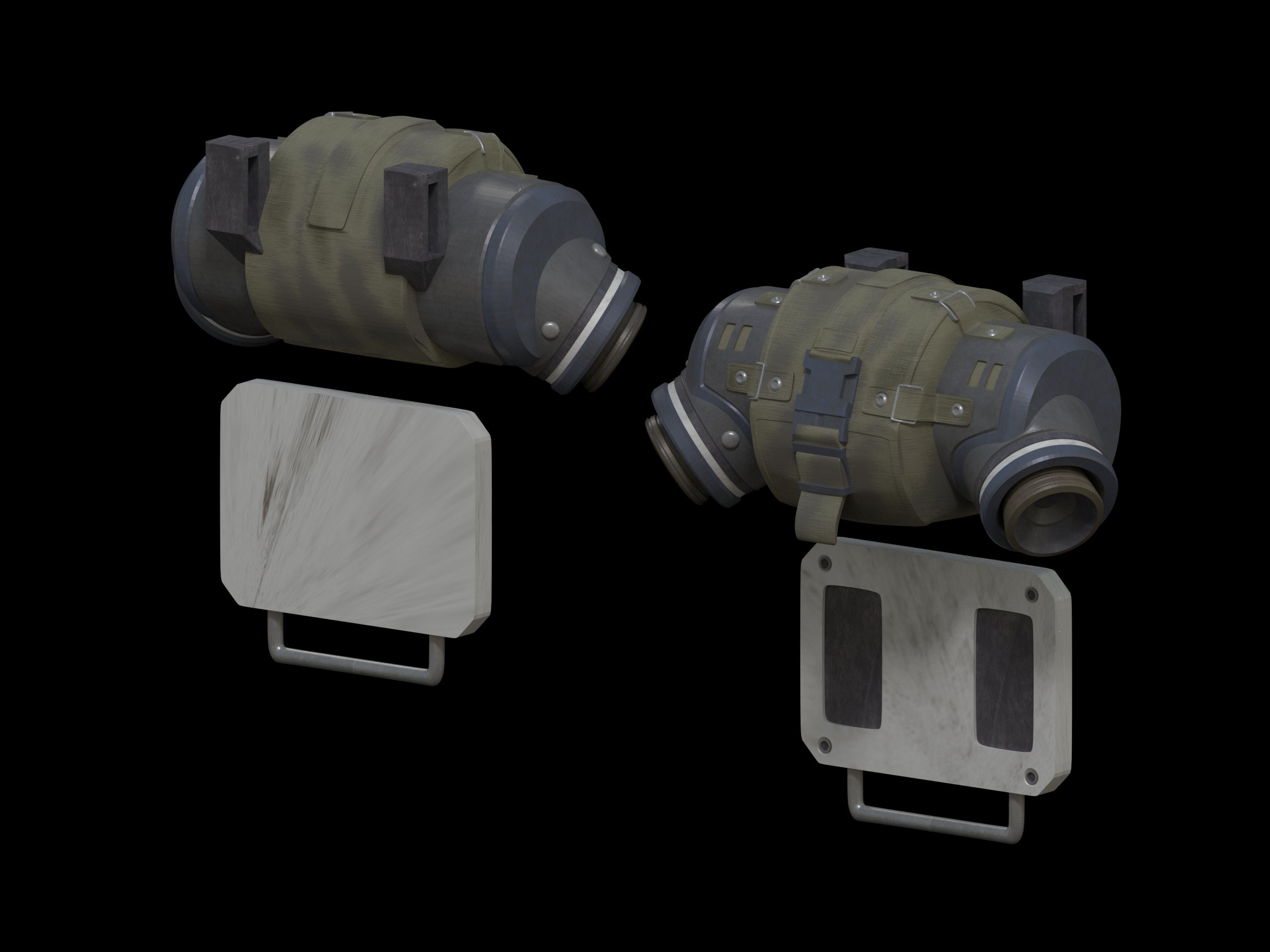 IMC Battle Rifle Pilot Helmet and Armor Set 3d Print - Etsy