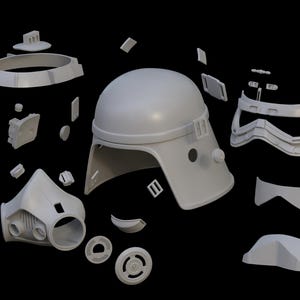 Imperial Mud Trooper Helmet 3d Print File - Etsy