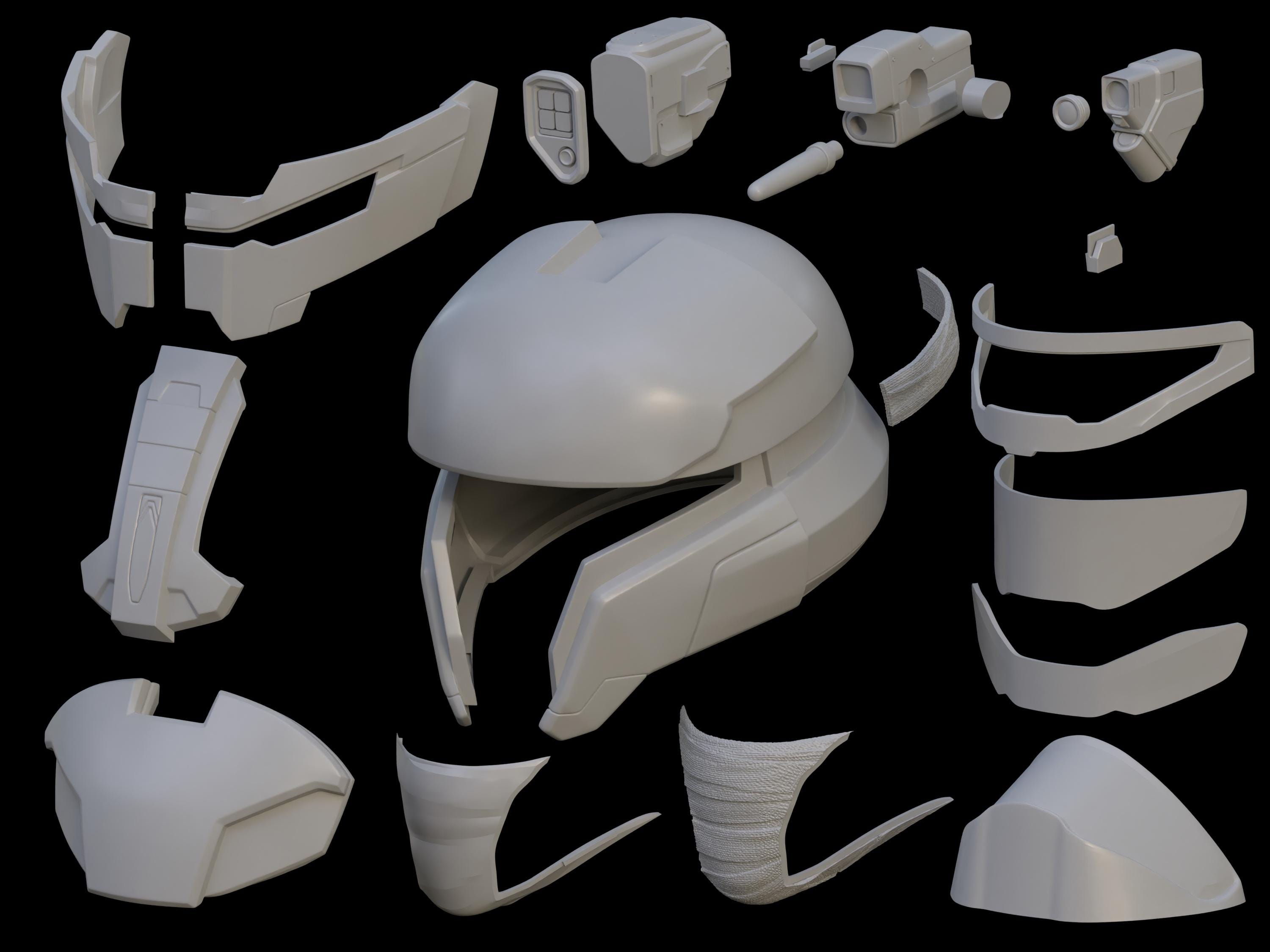 Agitator Helmet With Attachments 3d Print File - Etsy