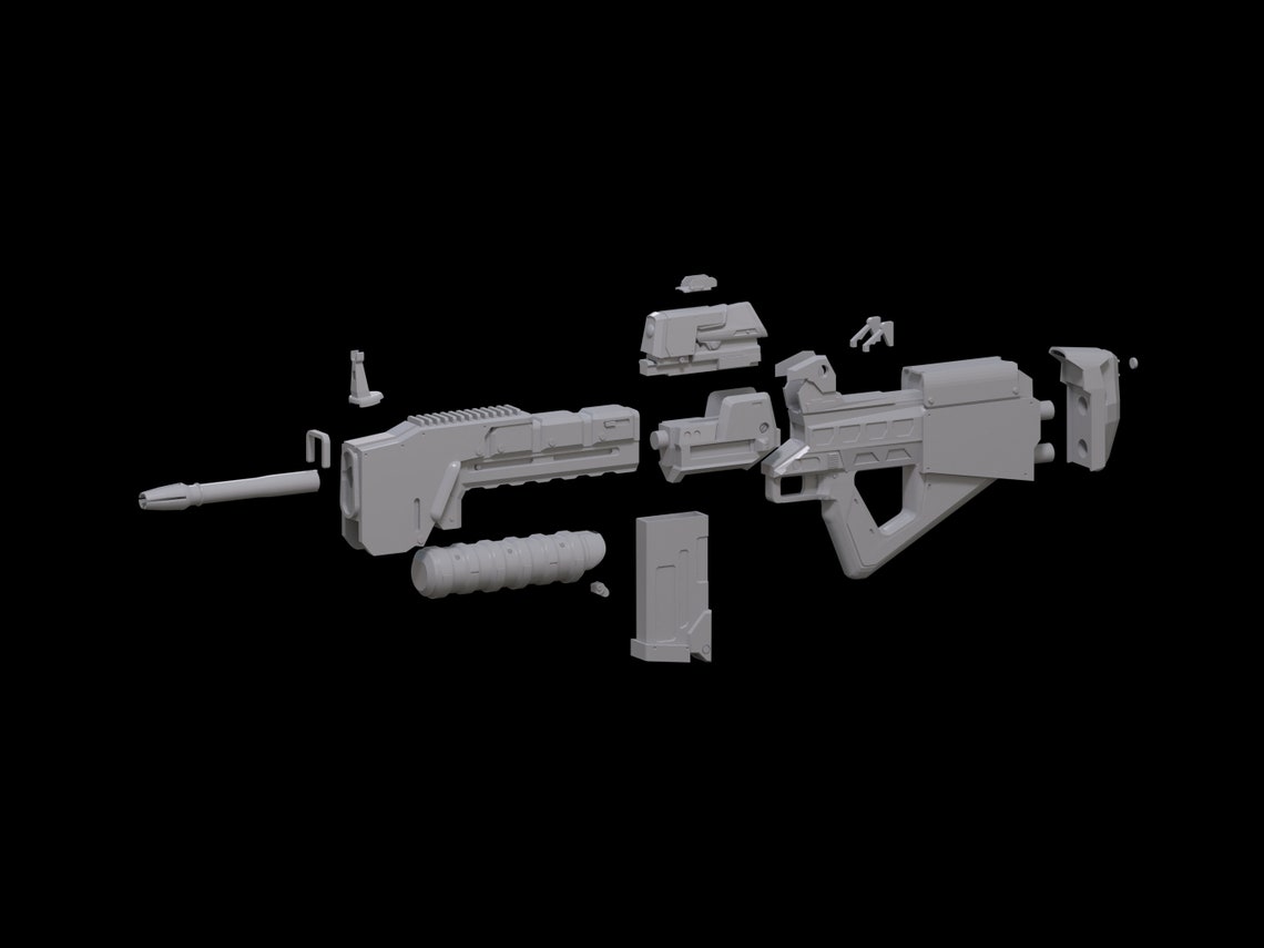 HALO M73 Light Machine Gun 3d Print File - Etsy Australia