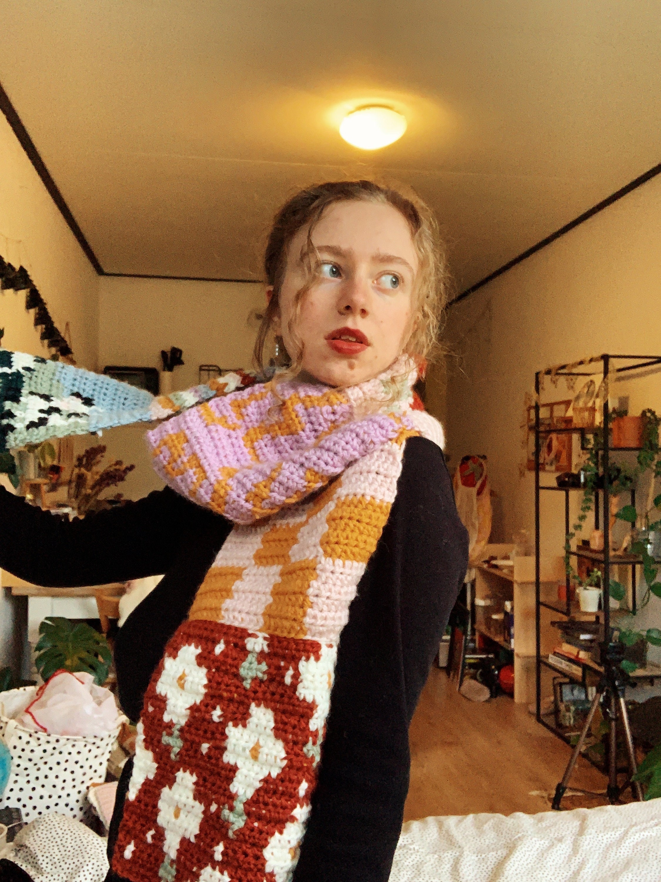 CROCHET PATTERN: Cottagecore Scarf Crochet Pattern 14 - Etsy Canada