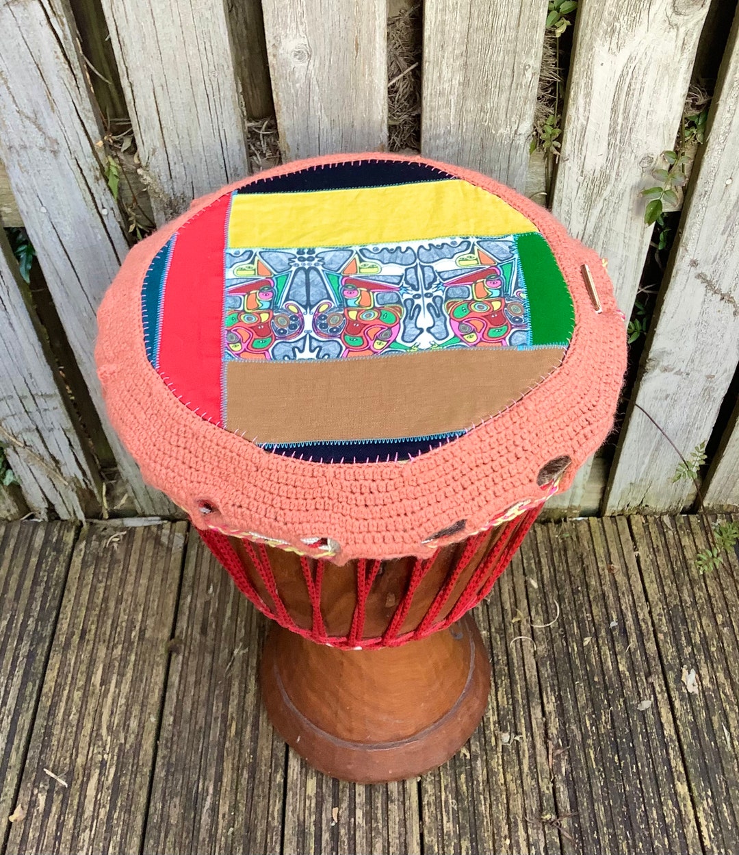 Coloured Drum Hat Made With Linen Fabric, Percussion Hat With ...