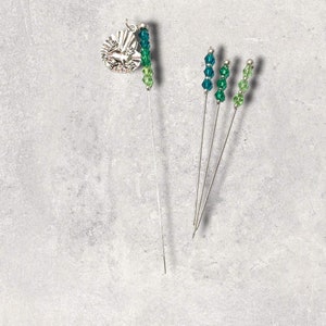 Green Frog Tail Tucker, Counting Pins, Needle Threader/minder or ...