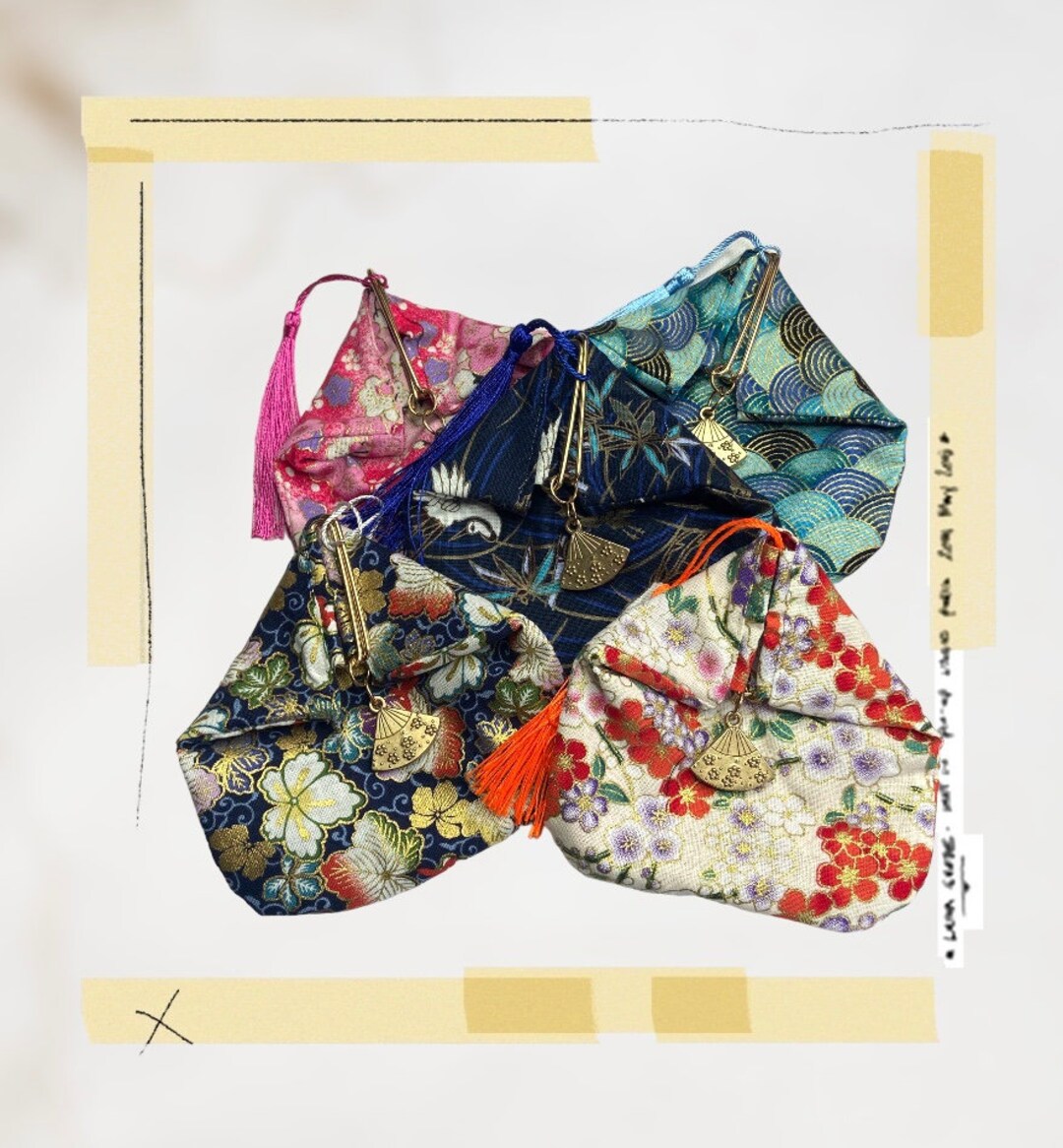 Oriental Inspired ORT / Thread Bin/ Cotton Catcher 22 Colours to Choose ...