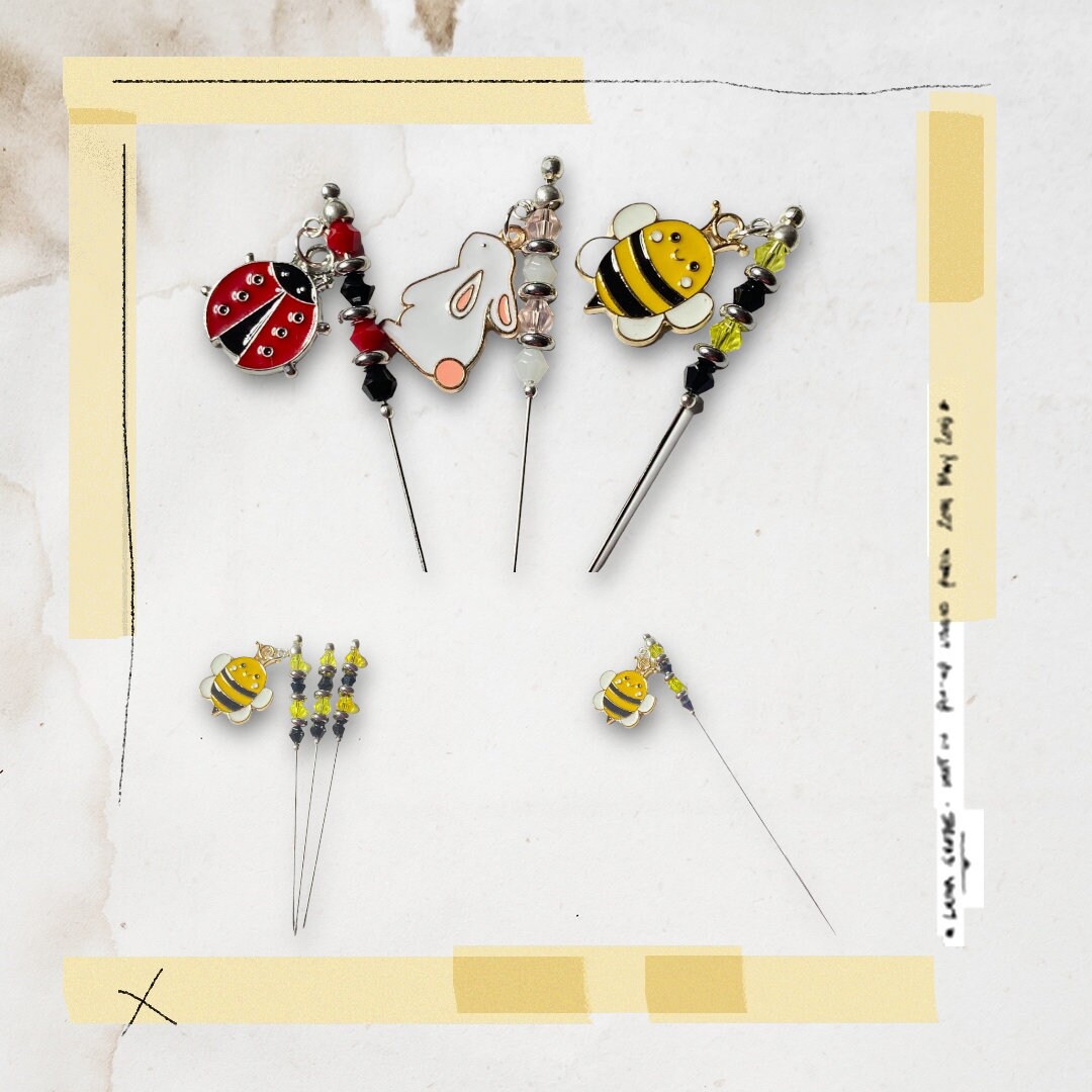 Spring Animals & Crystal Pins or Tail Tuckers - Etsy
