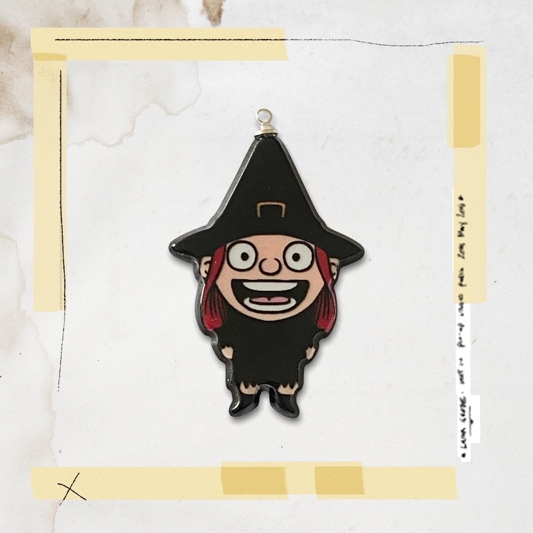 Resin Witch Needle Minders, Needle Nanny, Fridge Magnet, Needleminder ...