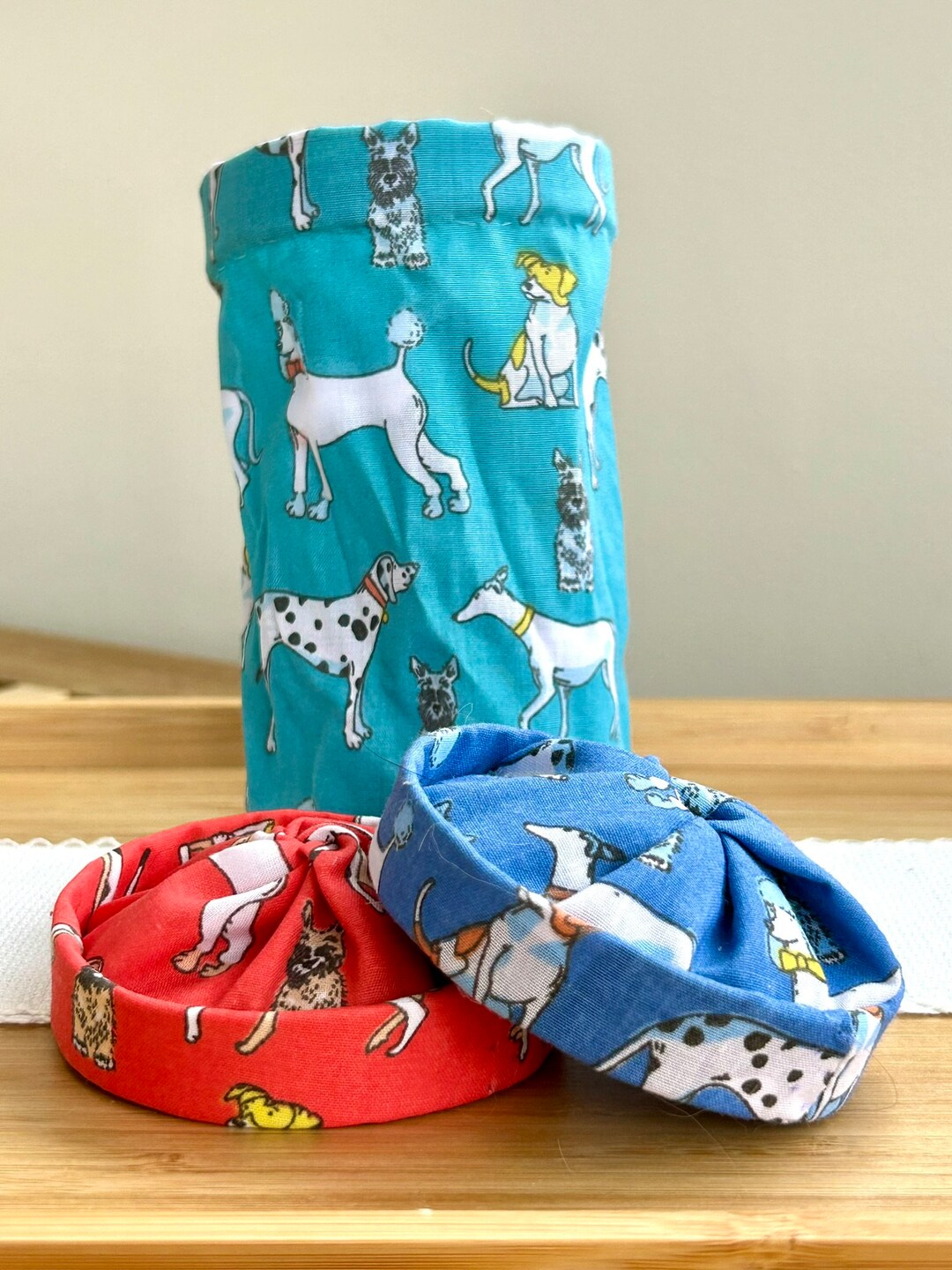 Multi Dog 3 to Choose From Foldable ORT Keeper. Fabric Tub, Thread Bin ...