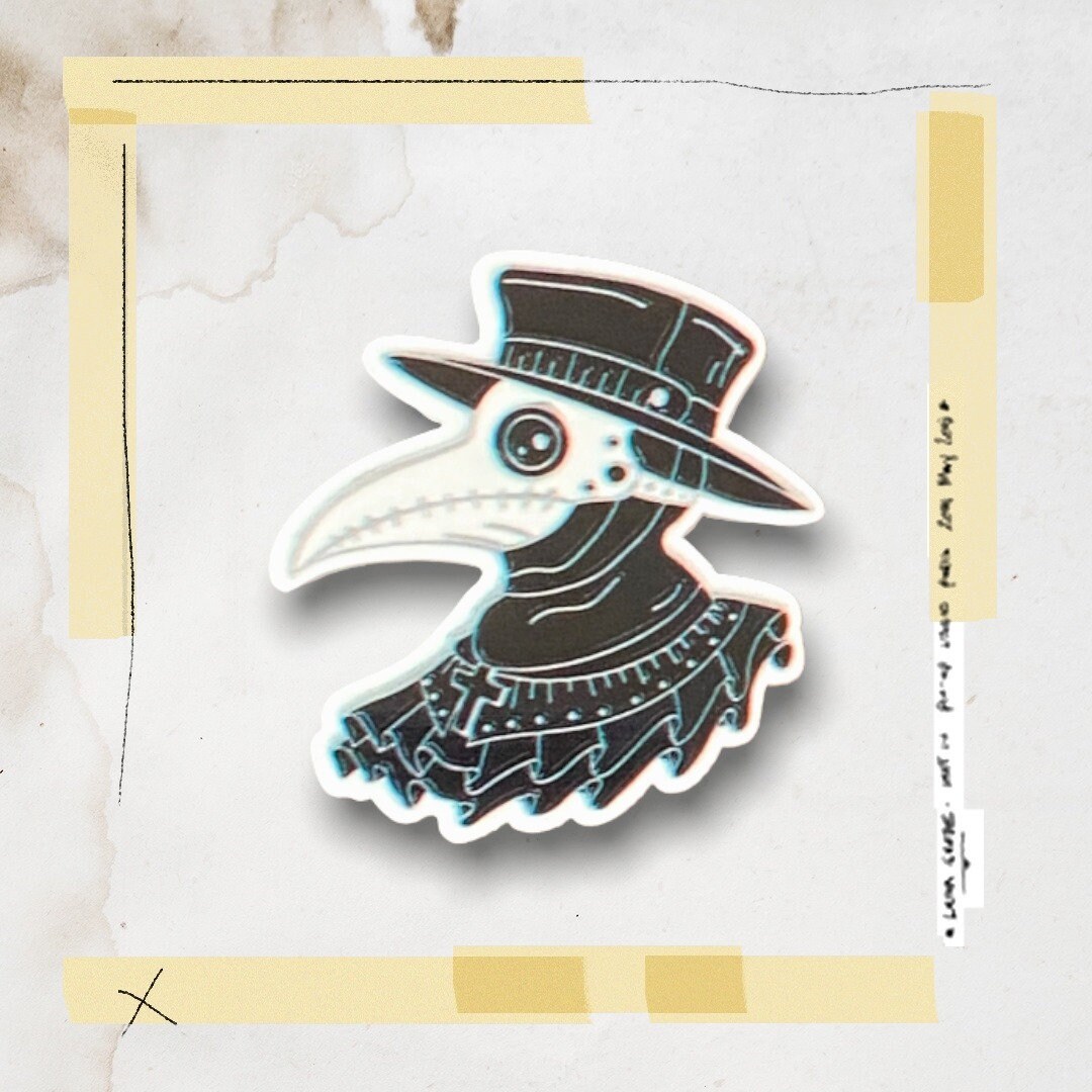 Plague Doctor Cross Stitcher Needle Minders, Needle Nanny, Fridge ...