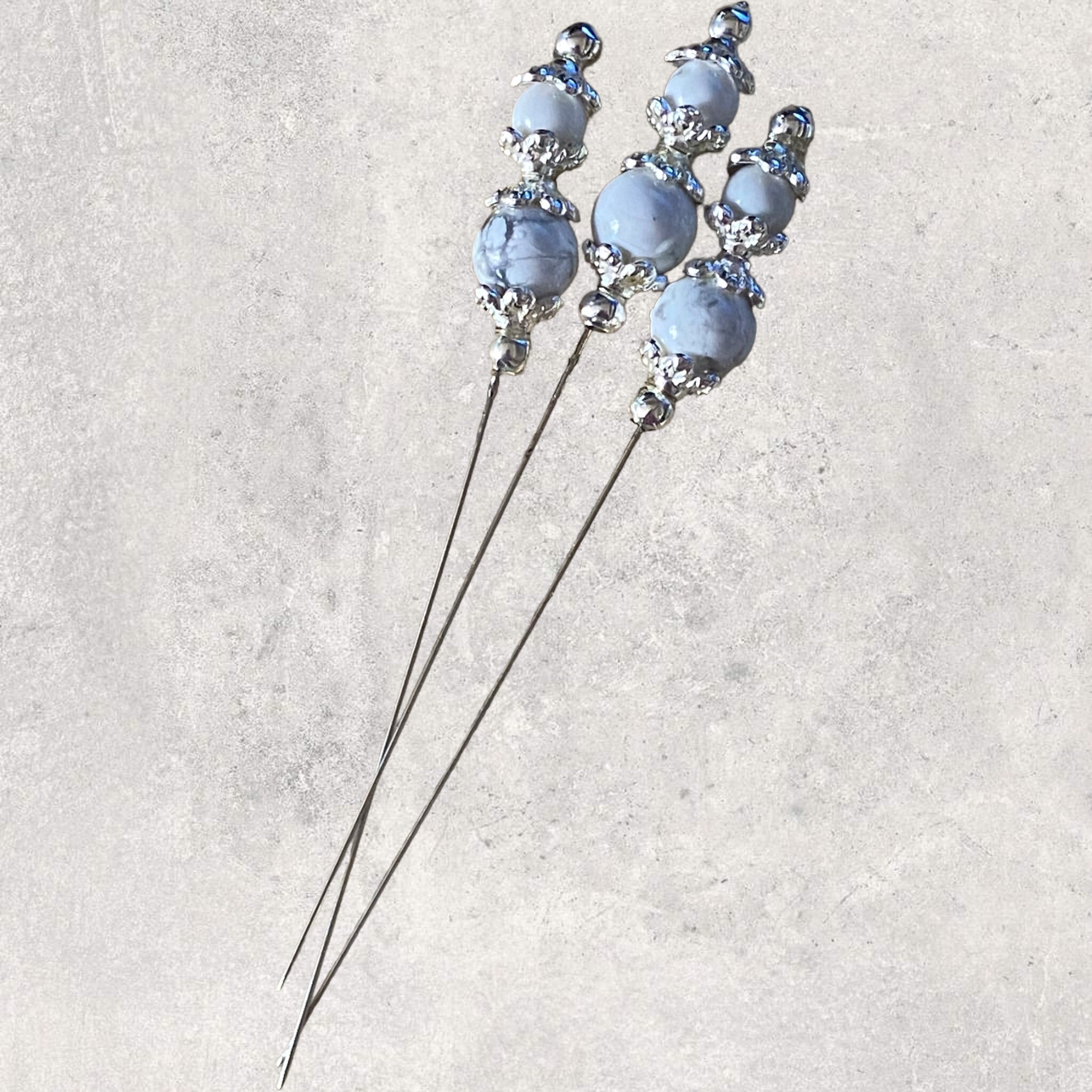 Turquoise white or Blue Tail Tuckers or Pins - Etsy UK