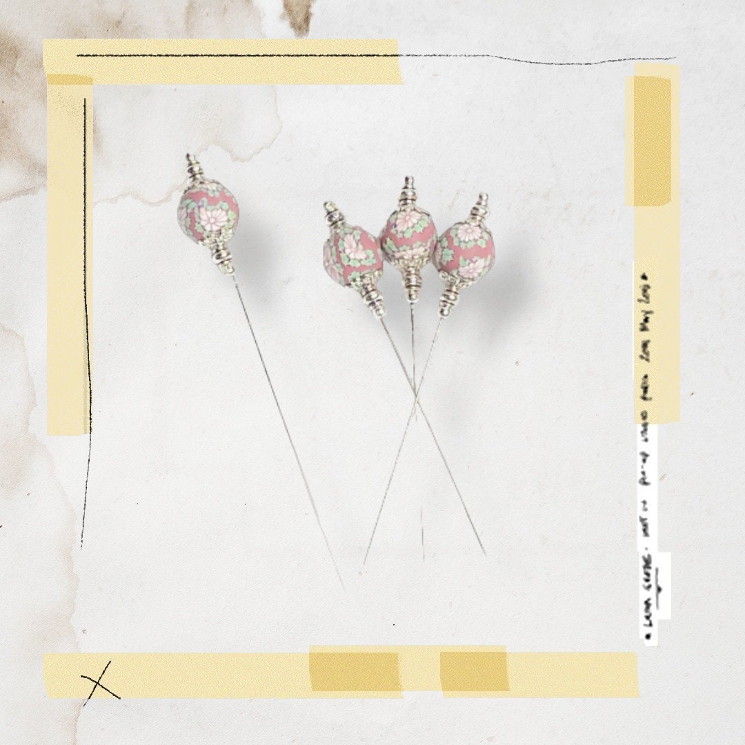 Pink Tail Tucker Matching Counting Pins Scissor Minder & - Etsy