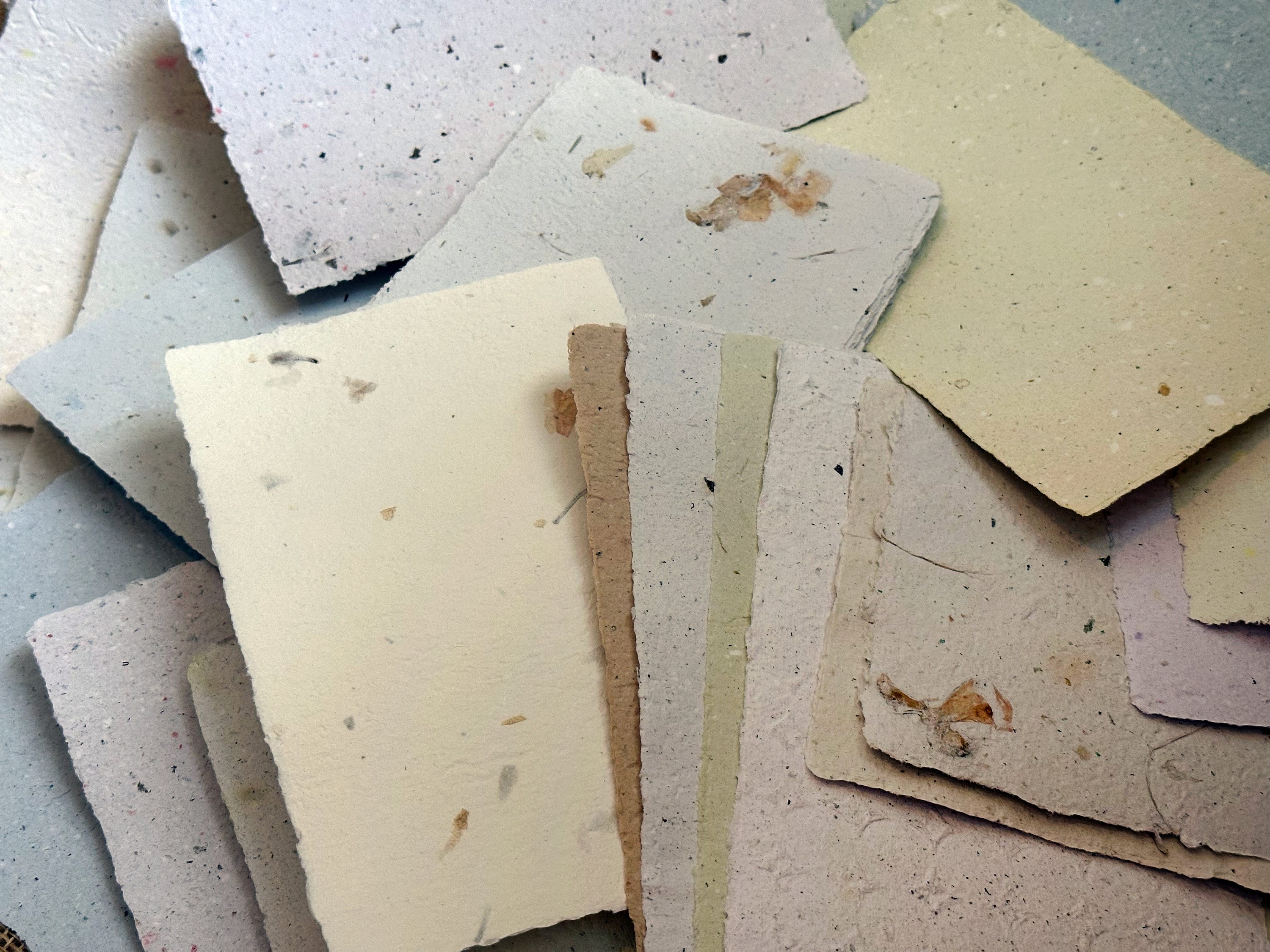 Handmade Paper Variety Pack: 20 Sheets in Assorted Colors & Weights; 5. ...