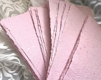 Handmade Paper -- Assorted Neutrals, 7 Sheets per Pack. Size Approx 5.5 ...