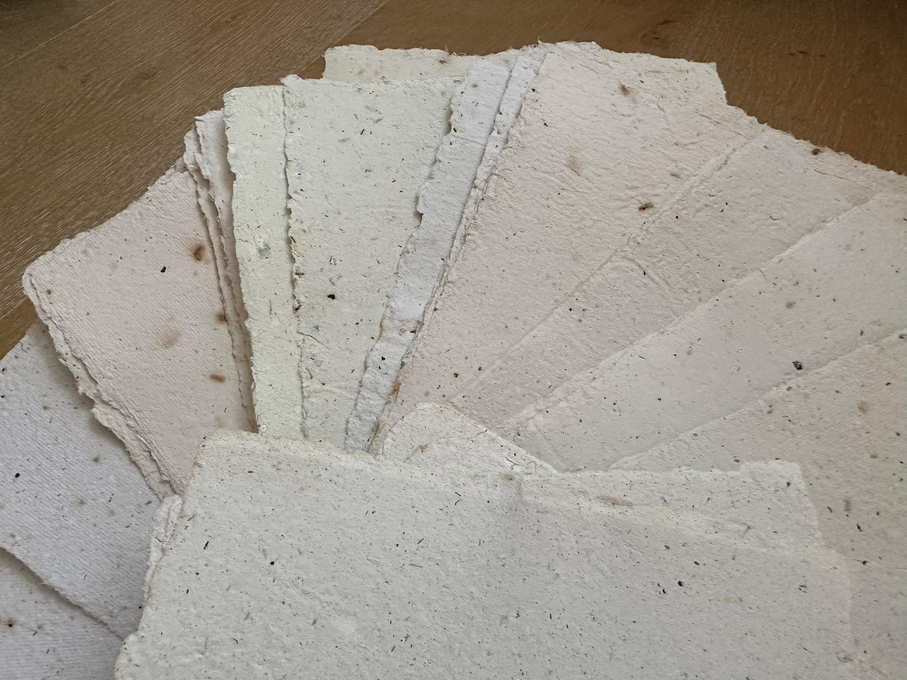 Handmade Paper Assorted Neutrals 7 Sheets per Pack. Size - Etsy