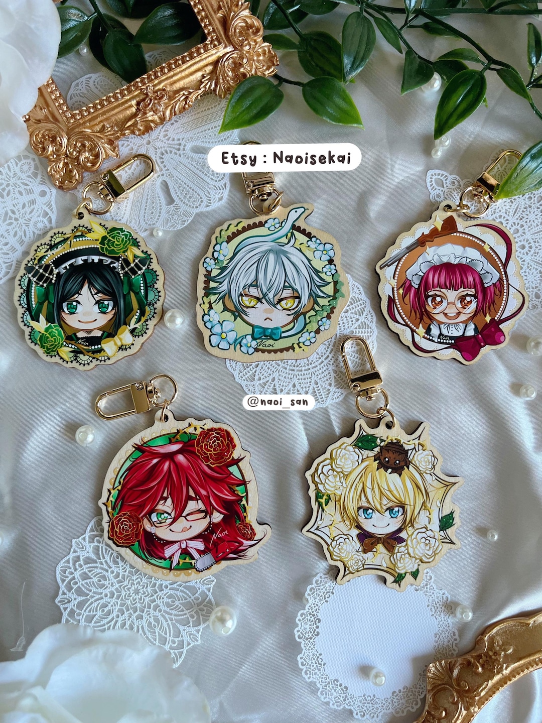 Black Butler Wooden Keychain - Etsy