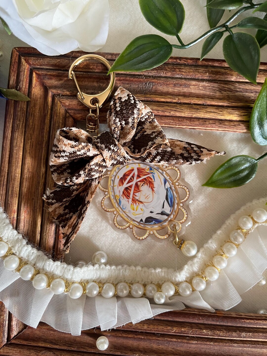 Keychain Vintage Style Anime Dazai BSD - Etsy