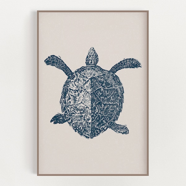 Sea Turtle Poster - Etsy