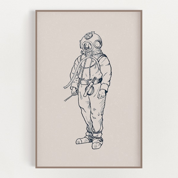 Deep Sea Diver - Etsy