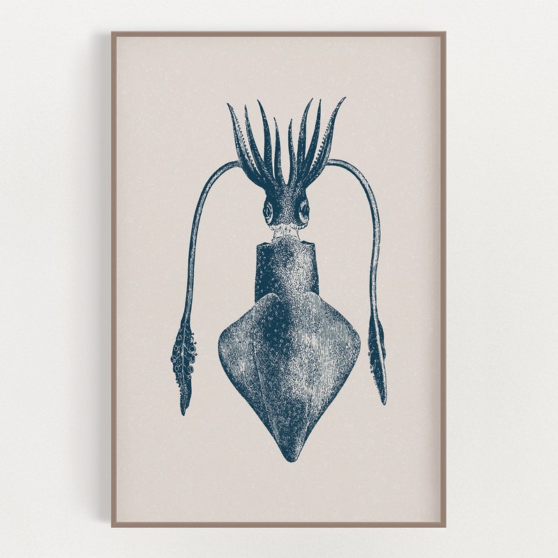Squid Art - Etsy