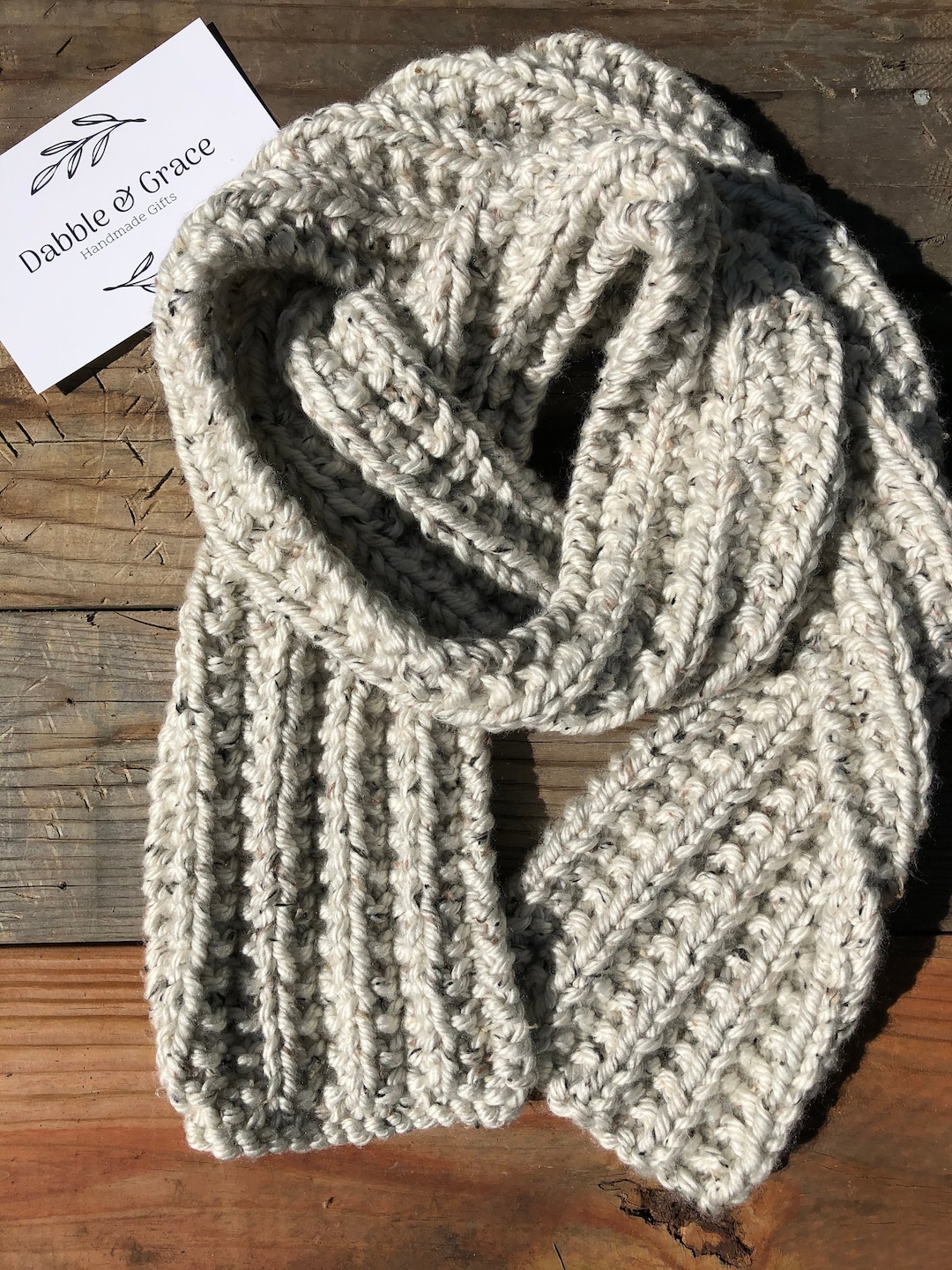 Chunky Knit Scarf / Hand Knitted Scarf / Unisex Scarf / Choice of Color ...