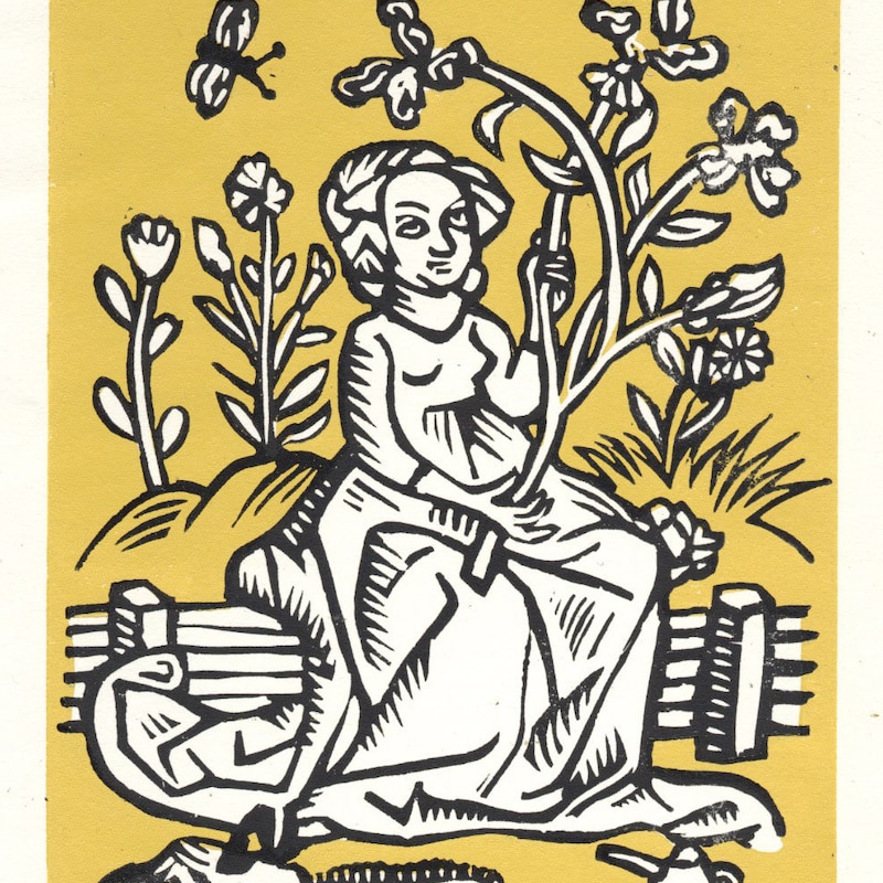 Medieval Woodcut - Etsy