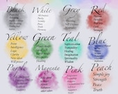 The Color of Magic Printable Magic Colors Witchcraft - Etsy Canada