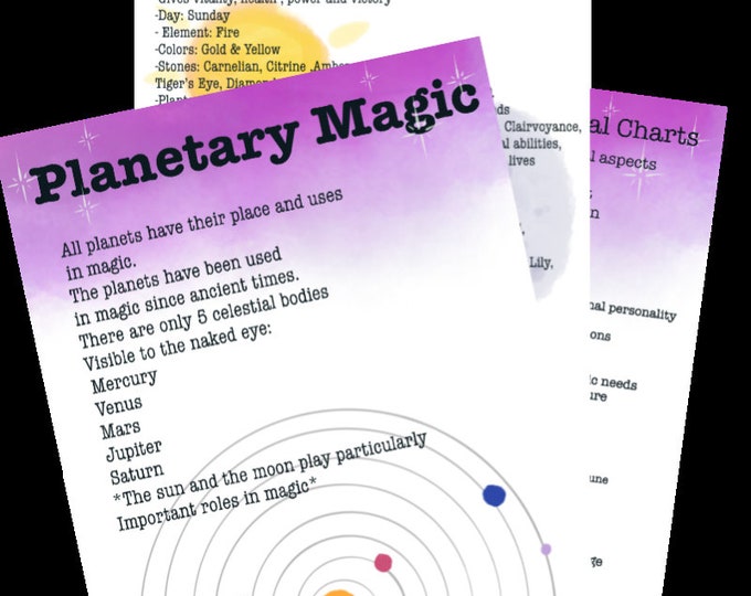 The Color of Magic Printable Magic Colors Witchcraft Colors Color ...