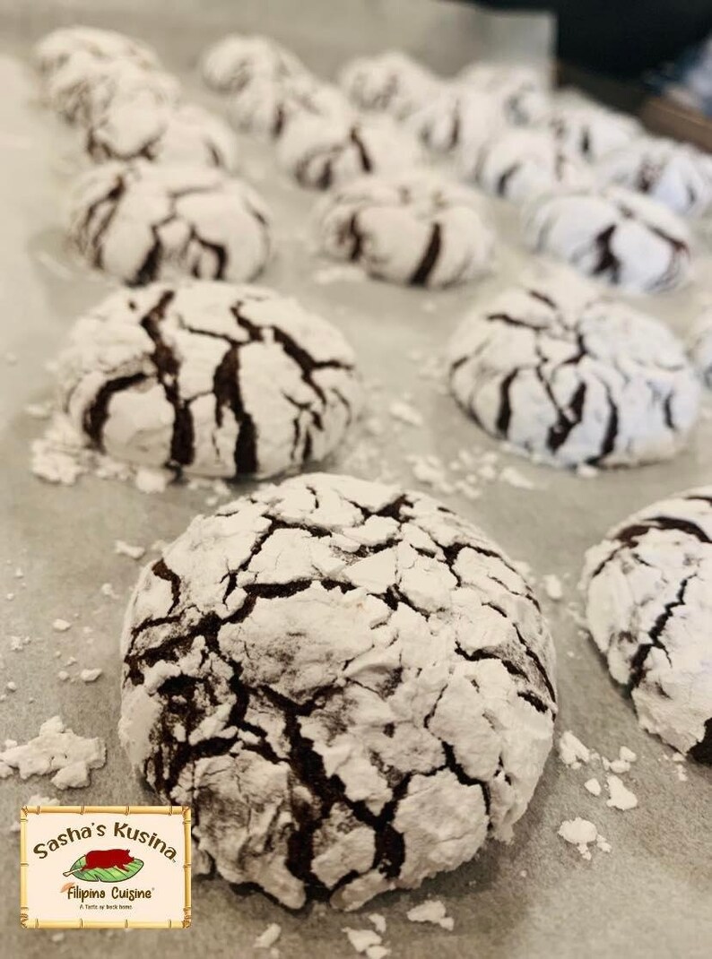 Decadent Chocolate Crinkles Moist and Chewy Treats 2 Dozen - Etsy
