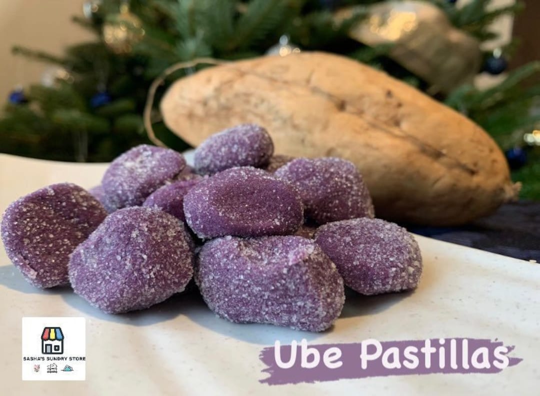 Ube Pastillas 30PCS, Filipino Milk Candy, Purple Yam Sweet Treat Gift ...