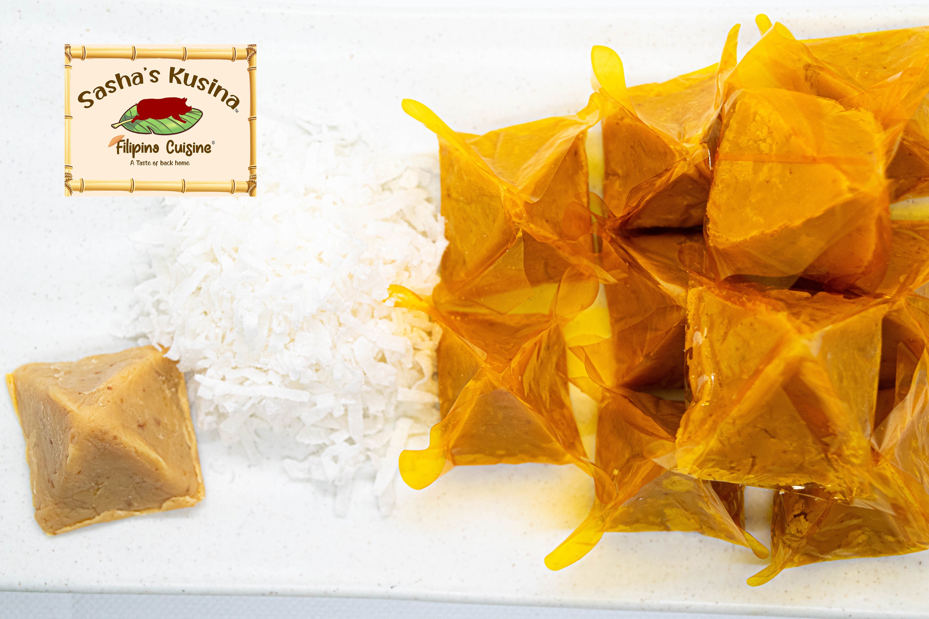 Yema With Coconut 40pcs 1.30 Lbs first Yema on - Etsy