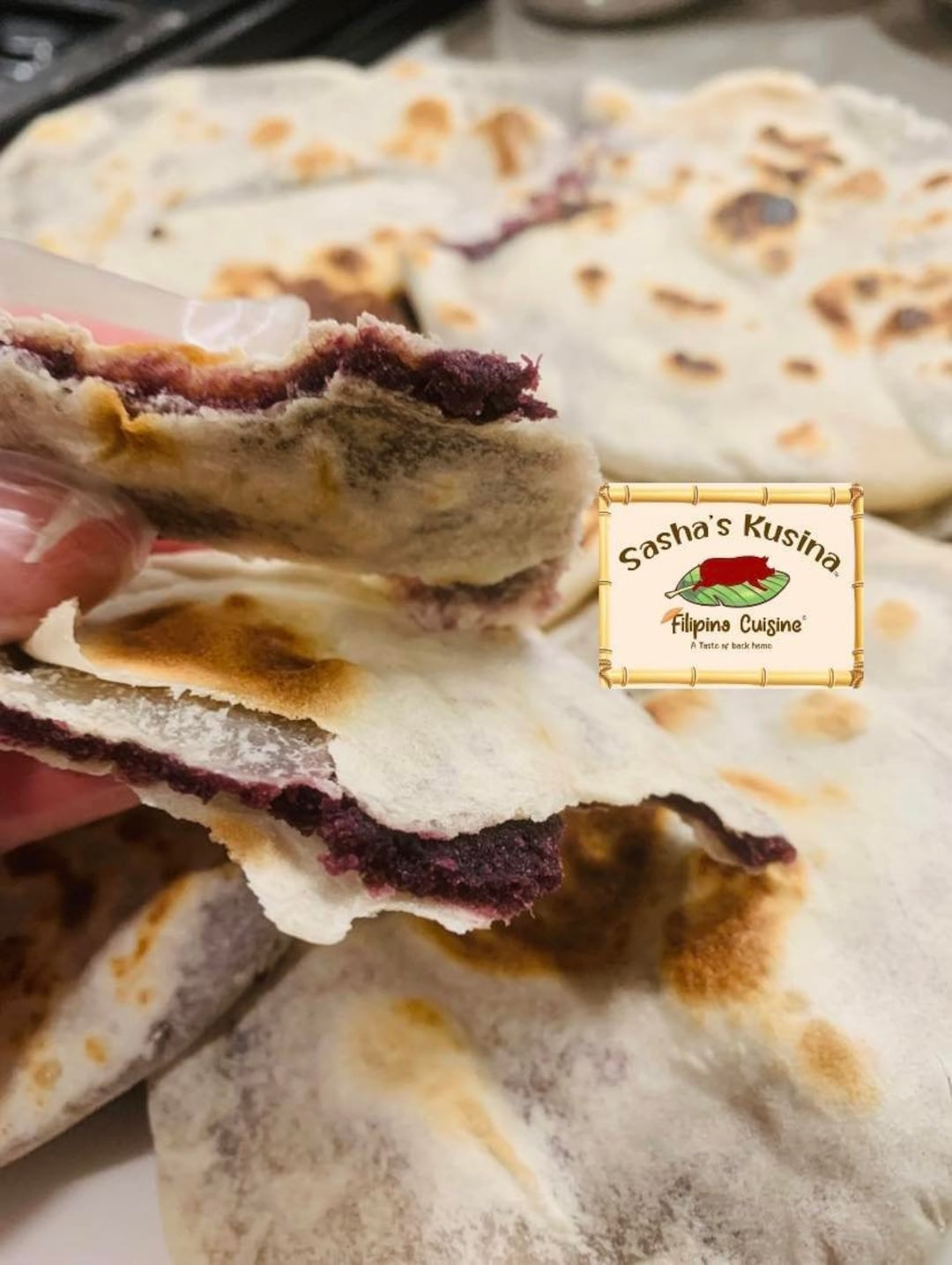 Heavenly Ube Piaya: Handmade Filipino Pastries, 1 Dozen - Etsy