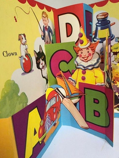 Multiplans, ABC Alphabet in Pop Up. Albums of the Gay Mill - Etsy