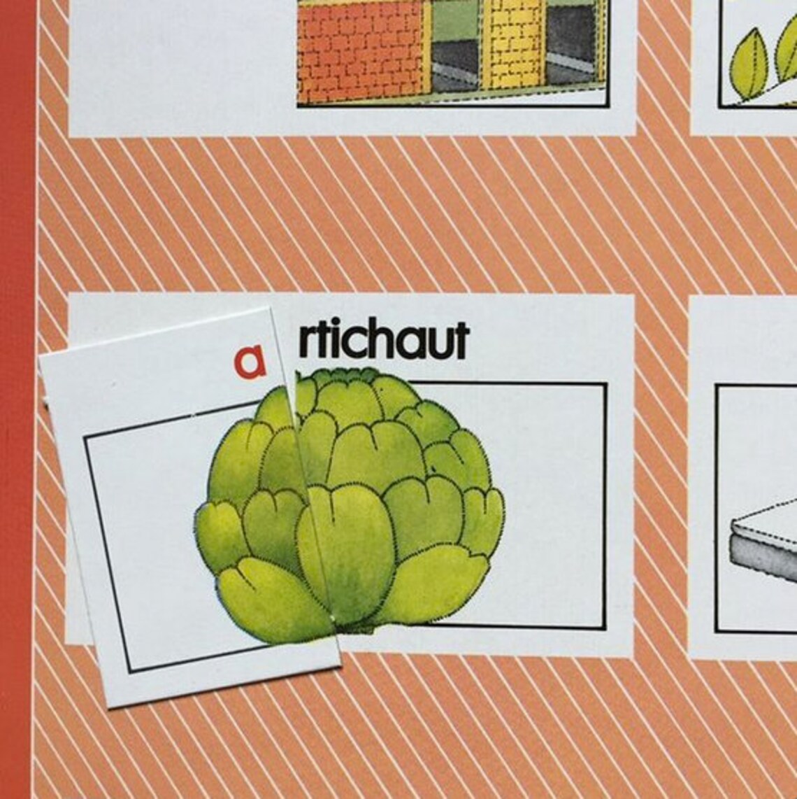 French Vintage Game to Learn Alphabet and Words. Board Games. Nathan - Etsy