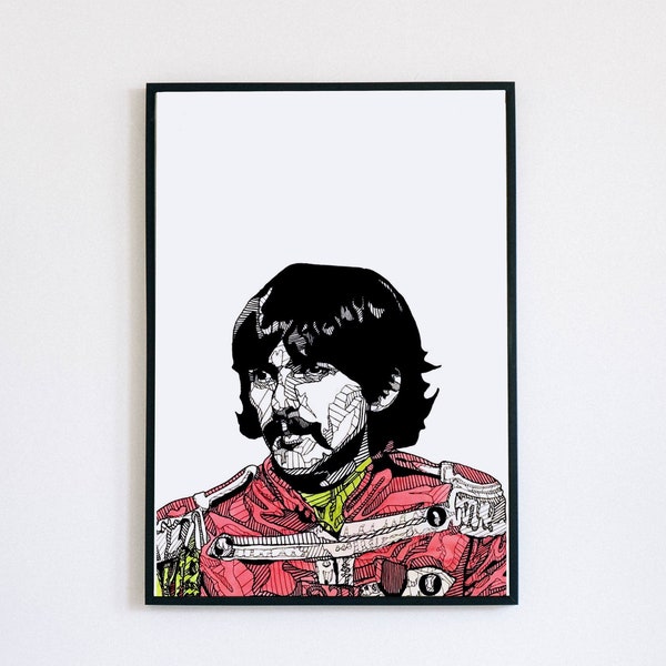 George Harrison Poster - Etsy