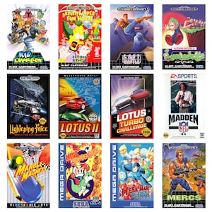 Sega Mega Drive Game Posters - Sega Genesis Game Posters - High Quality ...