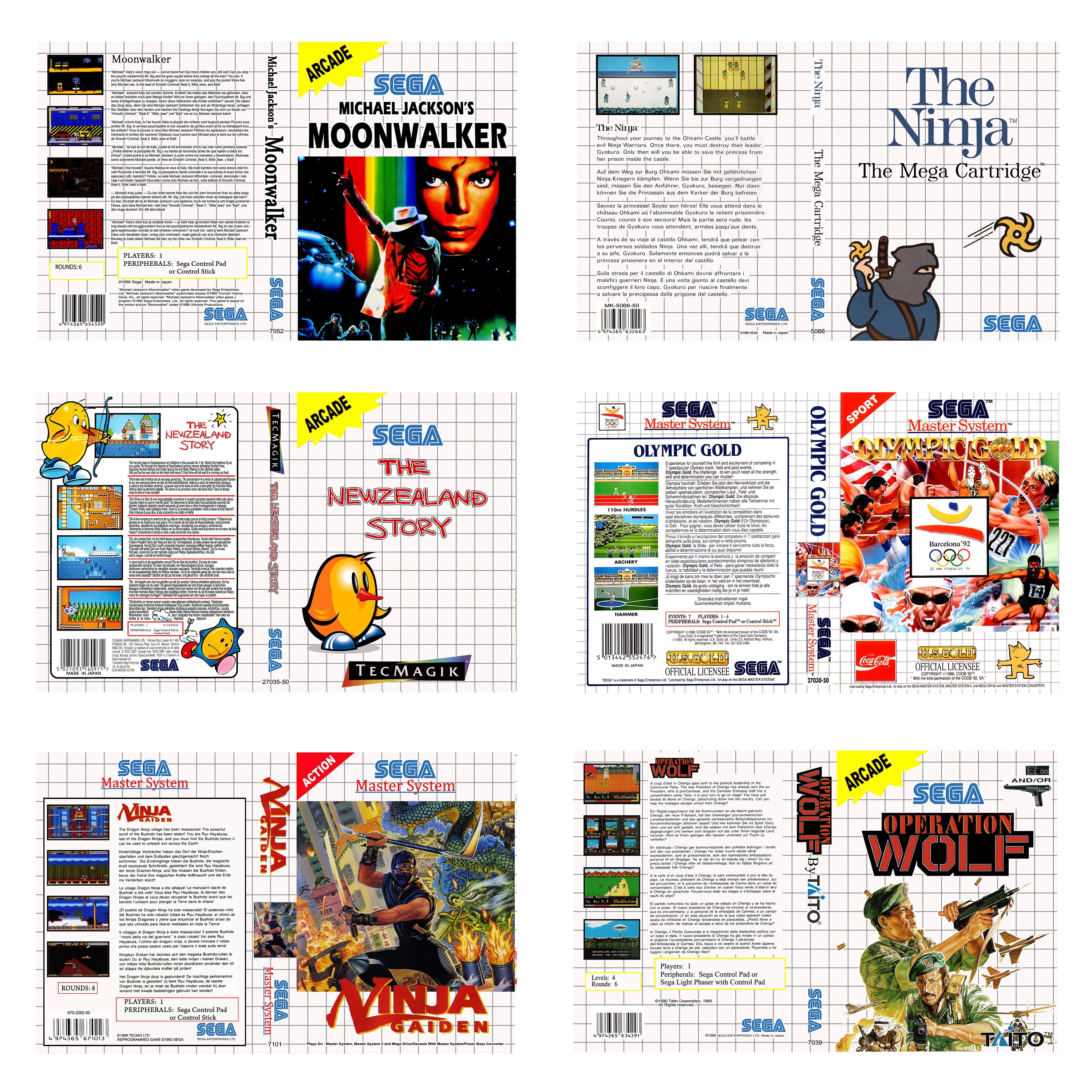 Sega Master System Games