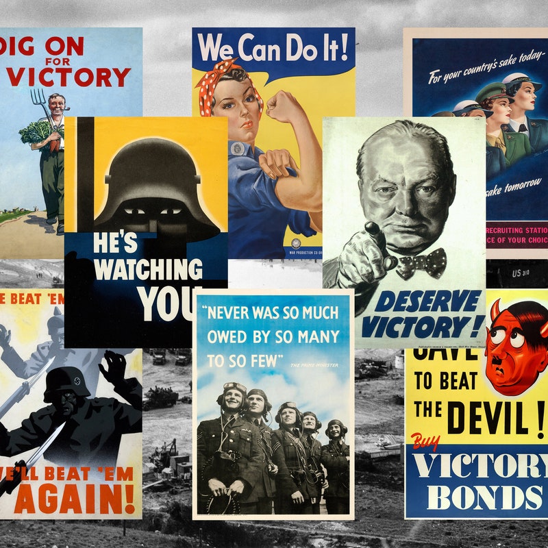 Propaganda Poster - Etsy
