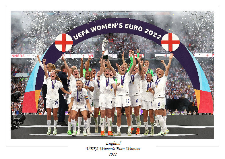 England Women Euro 2022 Winners 2022 Poster Print Gift - Etsy