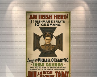 Ww1 Irish War Poster - Etsy