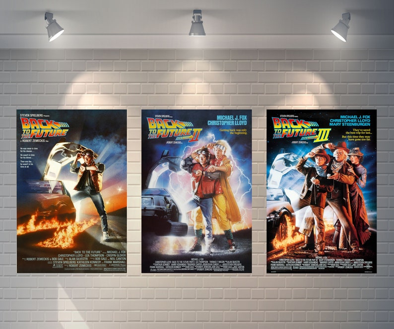 Back to the Future Movie Poster High Quality Wall Art A4 / A3 / A3+ - Etsy