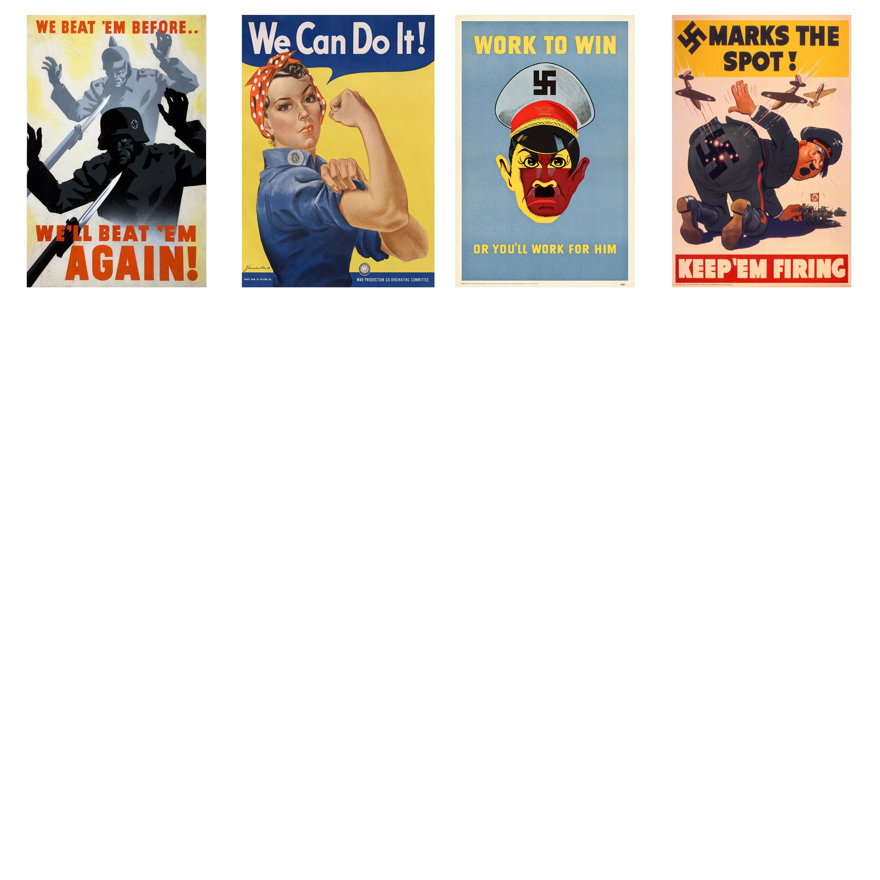 World War 2 Allied Propaganda Posters WW2 Wall Art High Quality - World ...