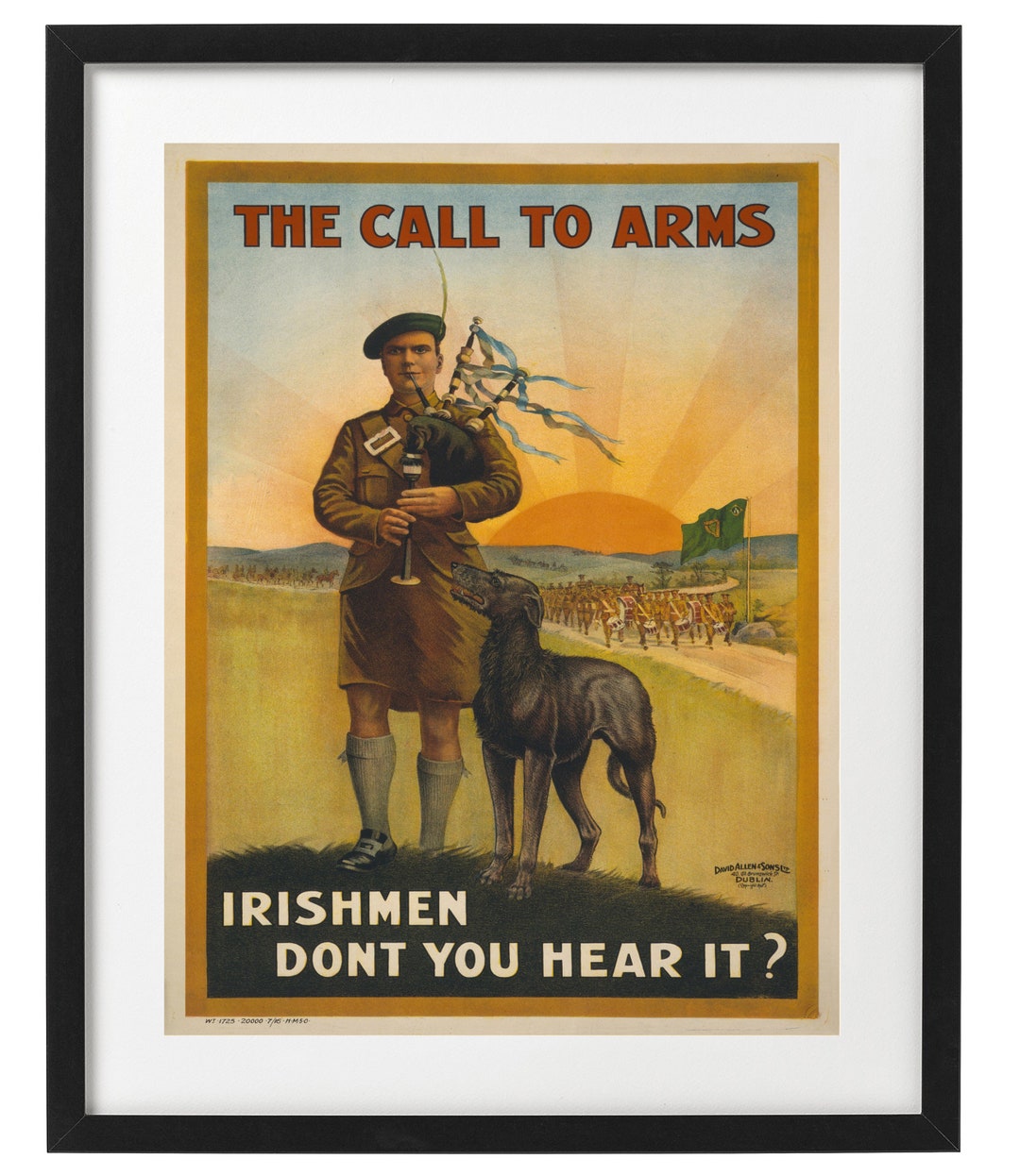 The Call to Arms British WW1 Propaganda Poster A3 / A4 World War One ...