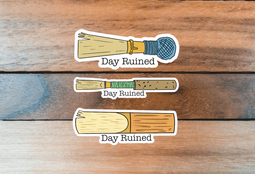 Reed Sticker, Oboe Reed Sticker, Bassoon Reed Sticker, Clarinet Reed ...