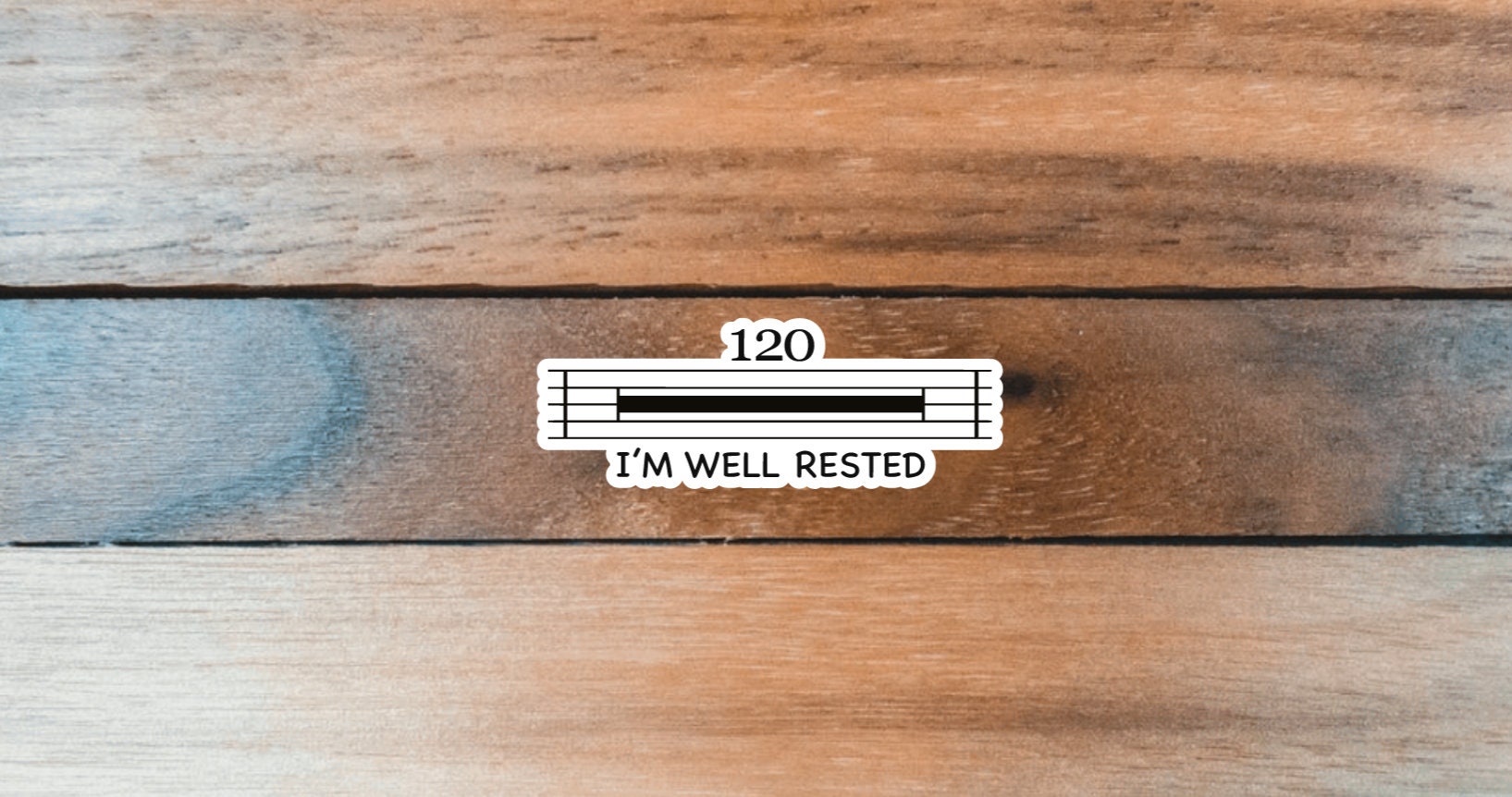 Music Rest Sticker, Funny Music Stickers, Gift for Musician, Band ...