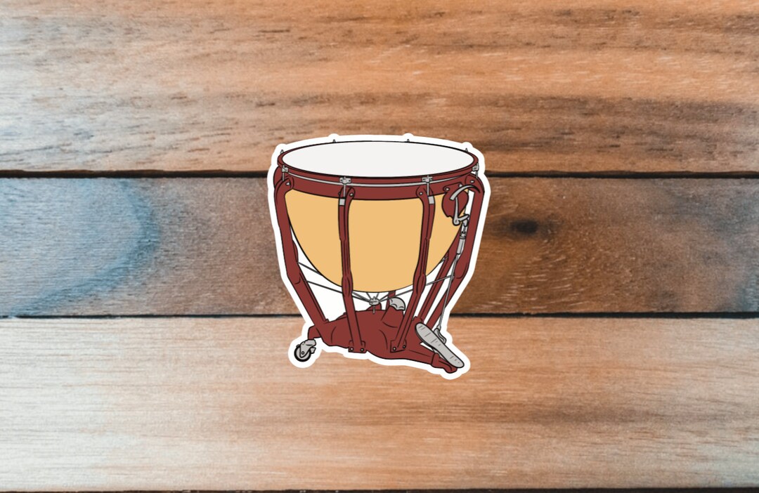 Timpani Percussion Sticker, Percussion Sticker, Drum Sticker - Etsy