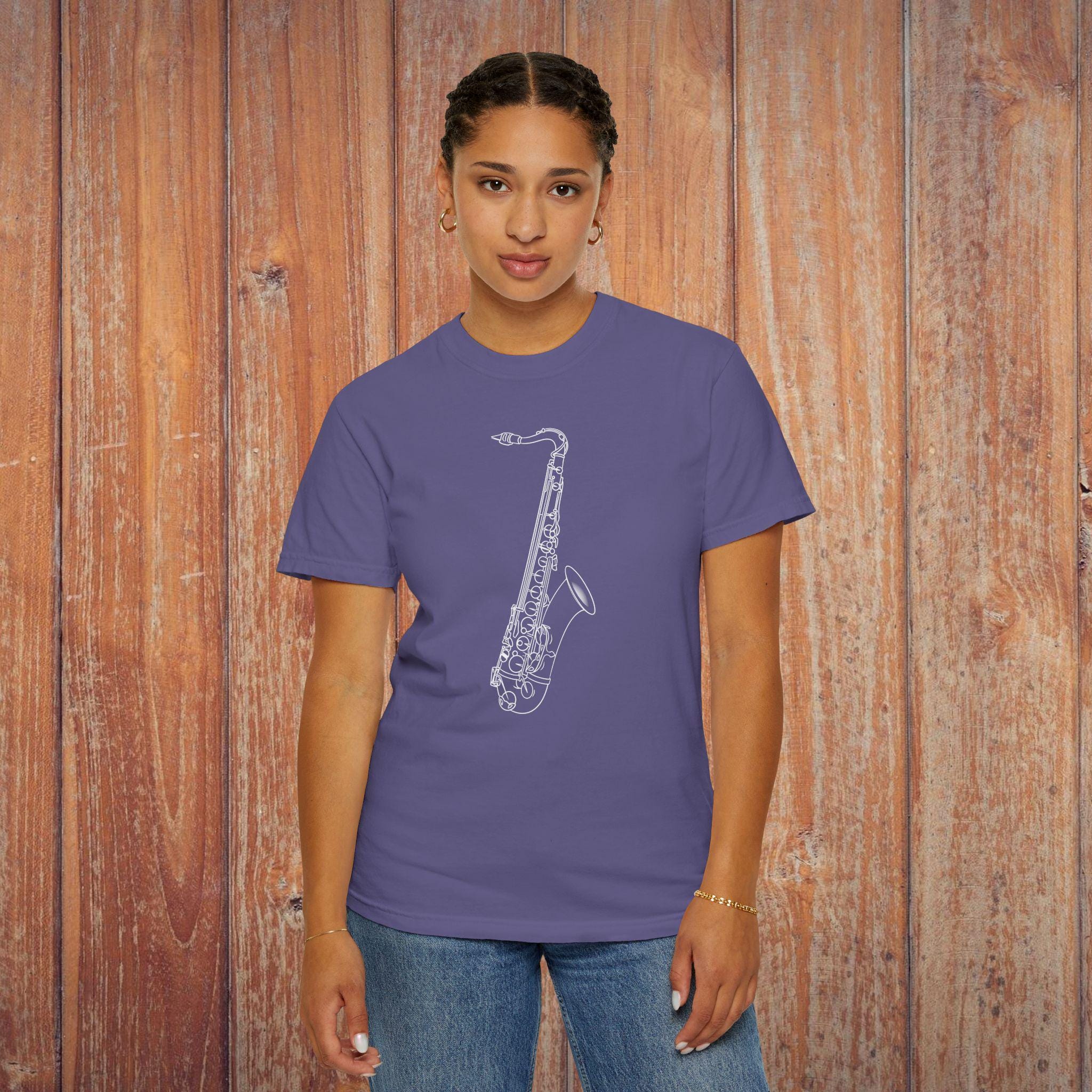 Tenor Saxophone Shirt, Gift for Saxophone Player, Band Shirt, Comfort ...